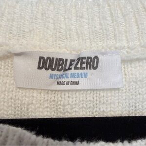 Double Zero | Tops | Double Zero Cream Open Weave Sweater Size M Euc ...